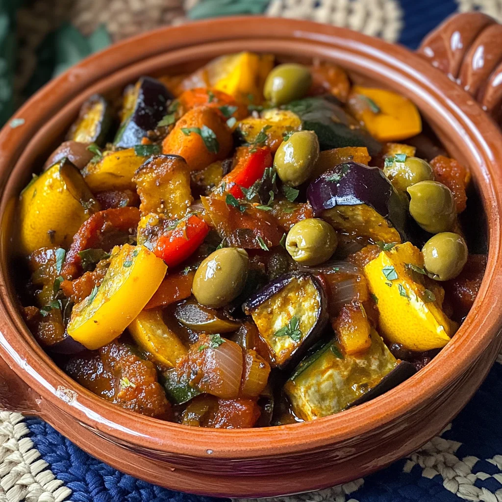 Tajine Végétarien Coloré - Platsde France